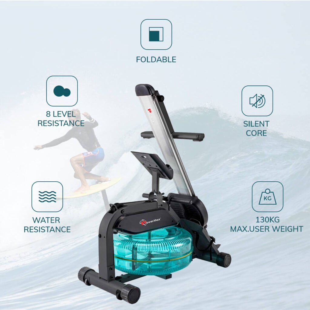 RWC-1000 Water Rowing Machine with Digital Display for Commercial use ...